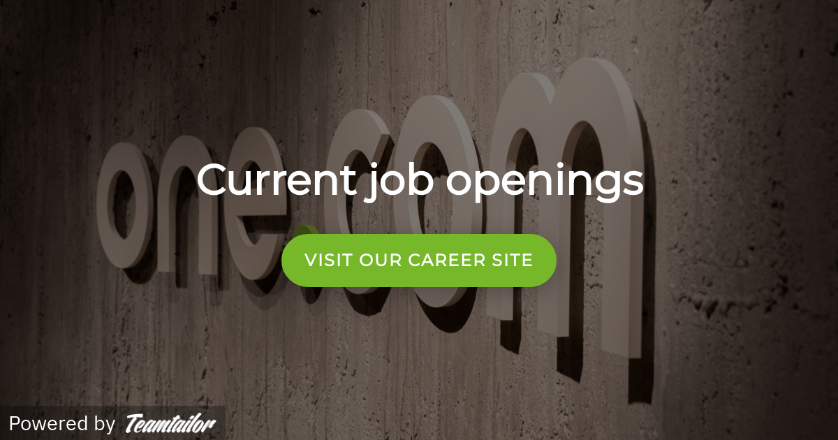 Current job openings - one.com