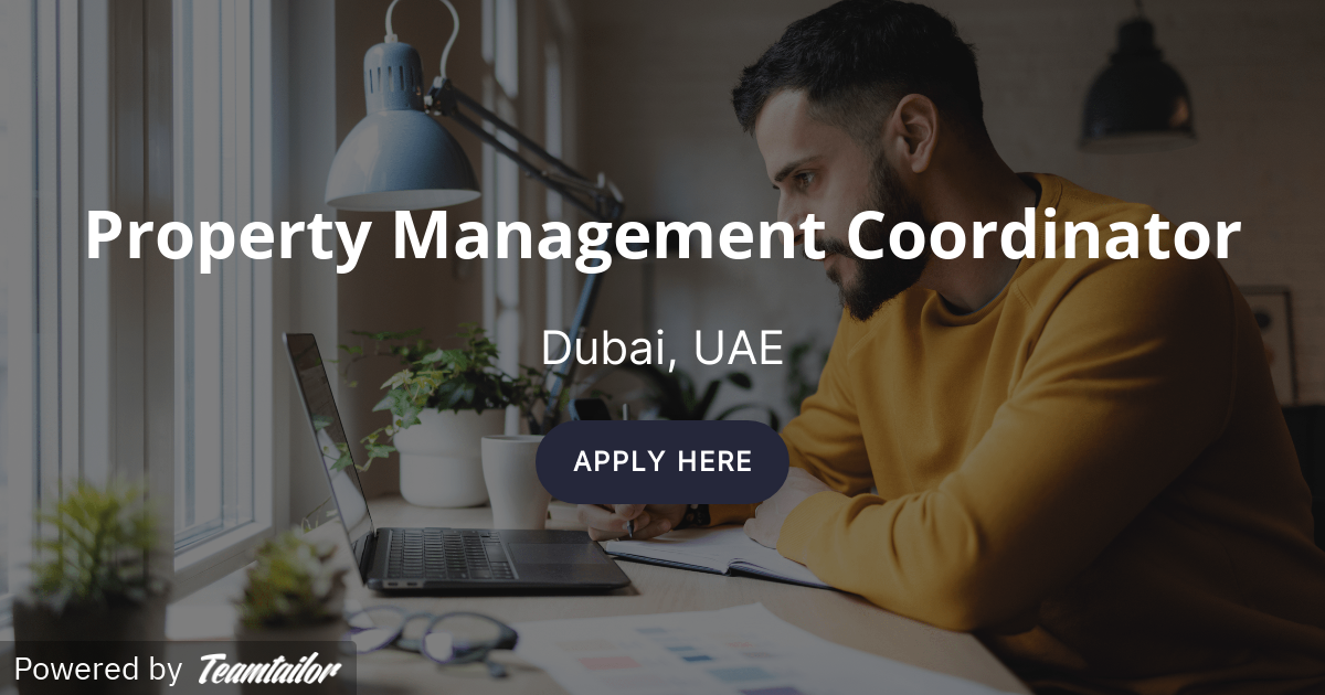 Property Management Coordinator - Savills Middle East