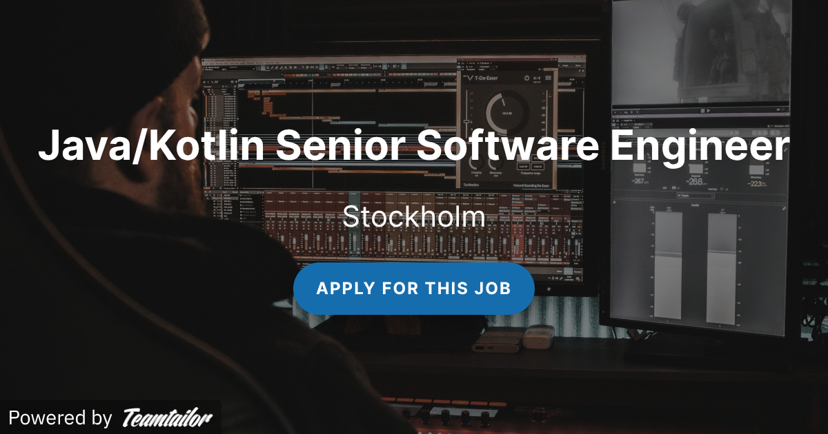 Java/Kotlin Senior Software Engineer - Justera Group