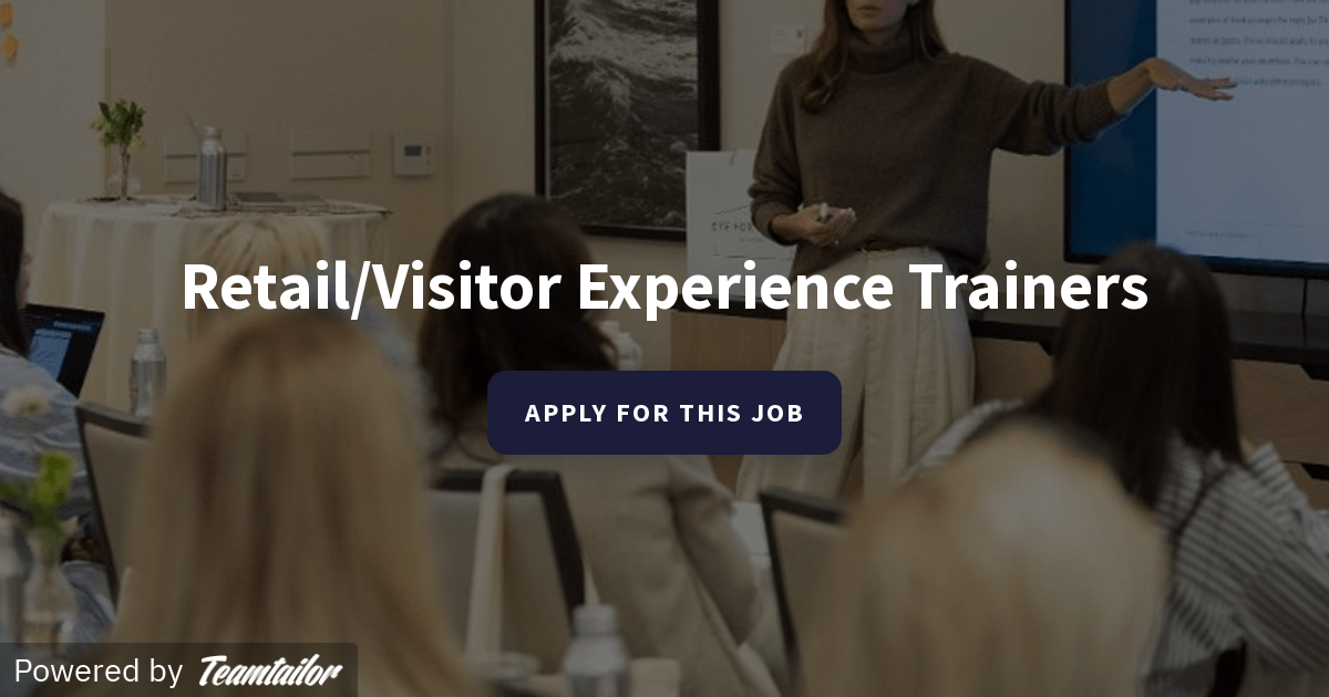 Retail/Visitor Experience Trainers - Shine Event Staffing