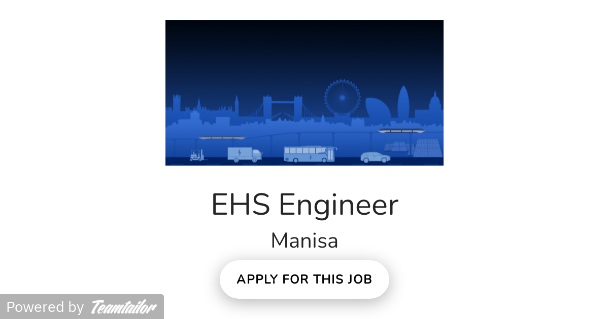 Ehs Engineer Byd Europe