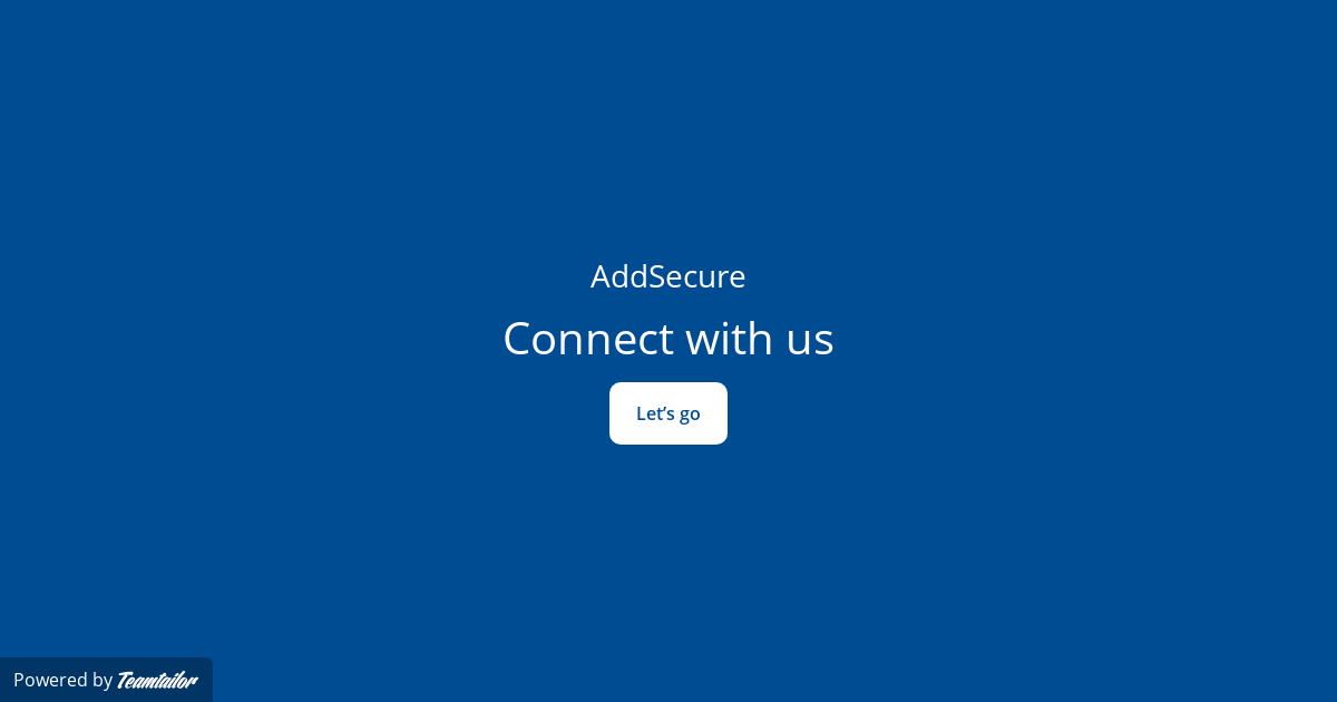 AddSecure – Connect