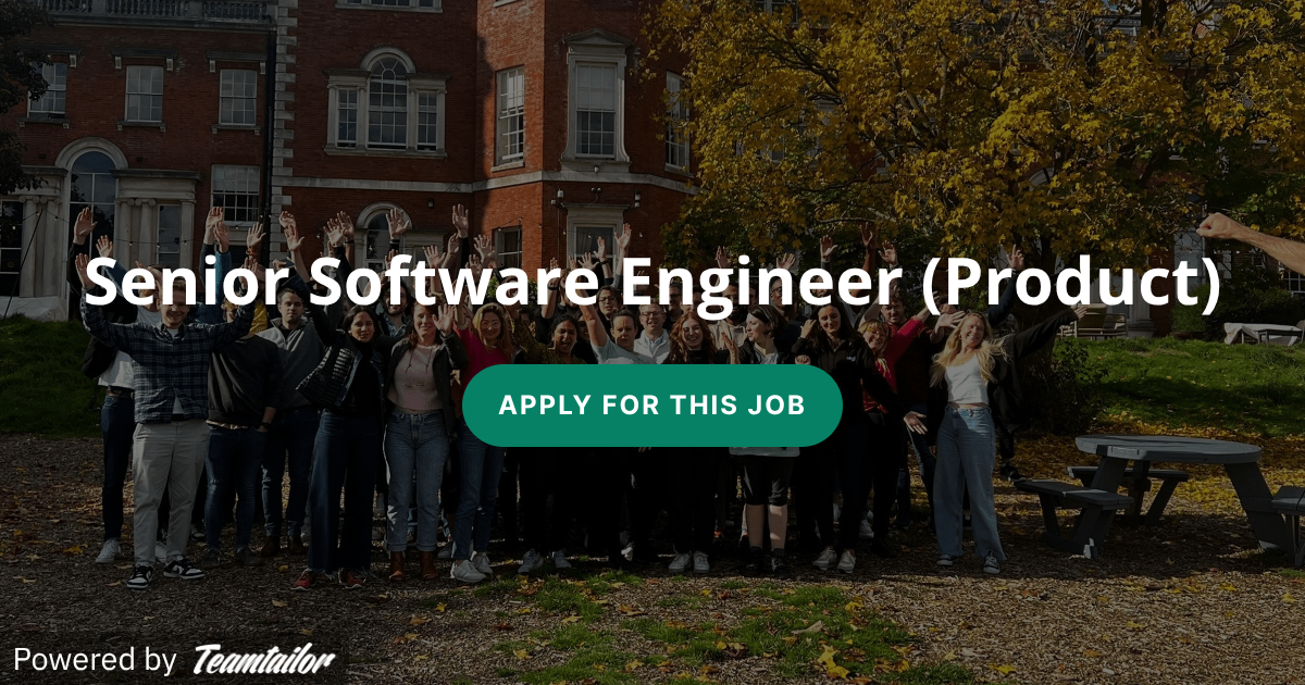 Senior Software Engineer (Product) - Legl