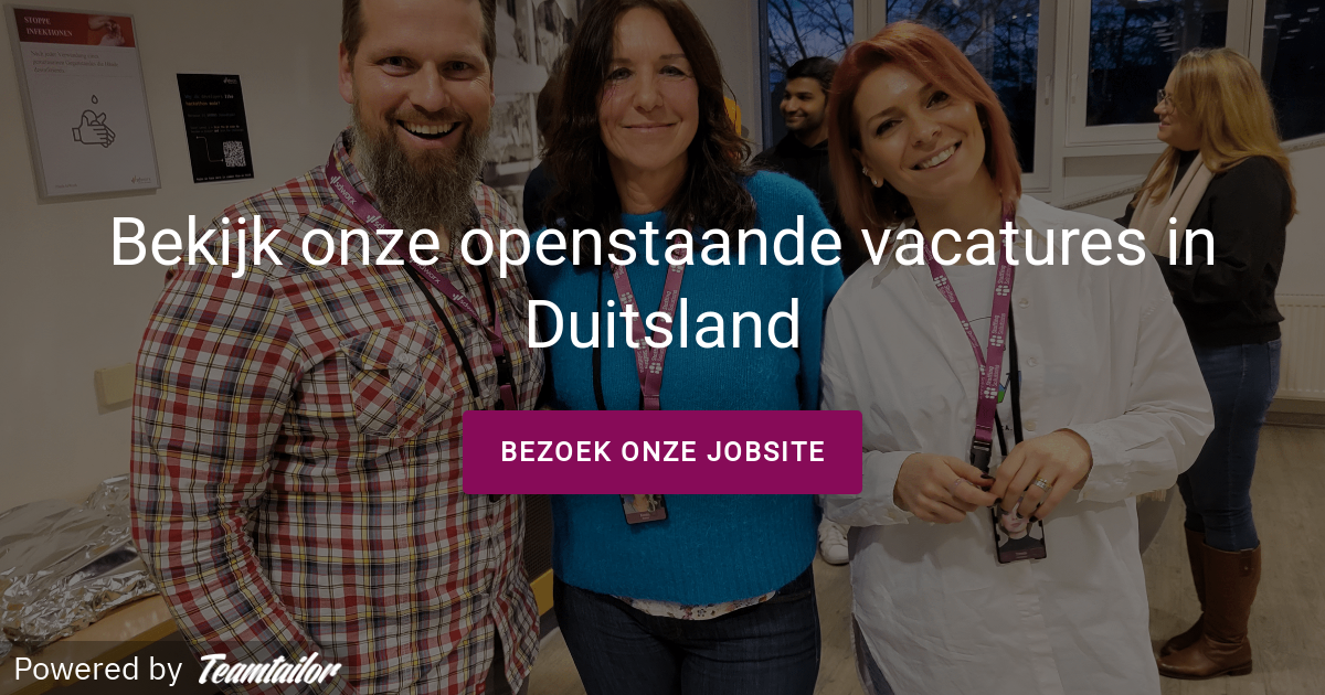 Bekijk onze openstaande vacatures in Duitsland - SD Worx