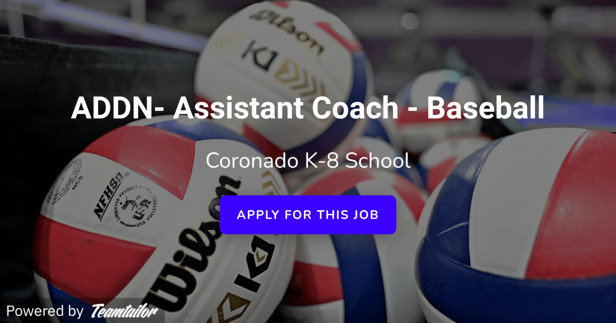 ADDN- Assistant Coach - Baseball - Amphitheater Public Schools