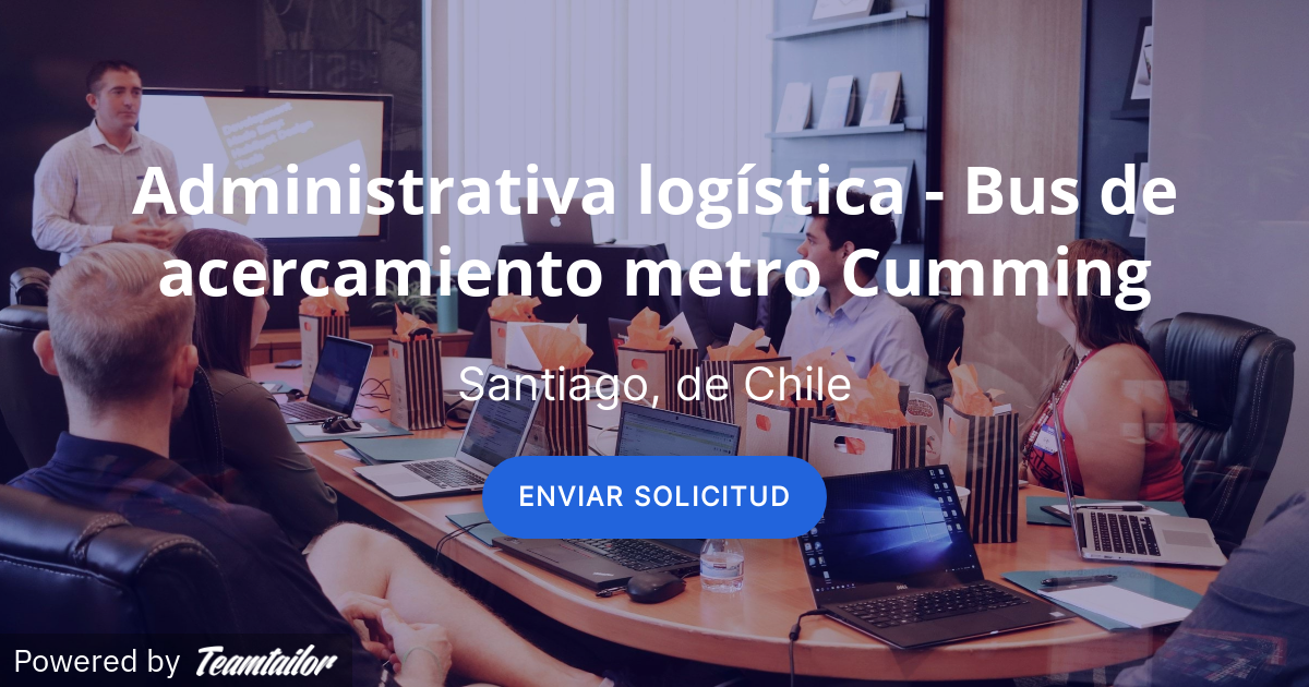 Administrativa logística - Bus de acercamiento metro Cumming - ATCOM