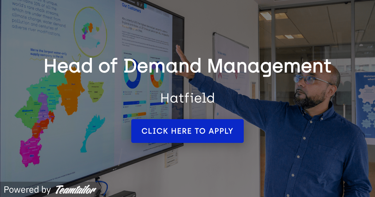Head of Demand Management - Affinity Water