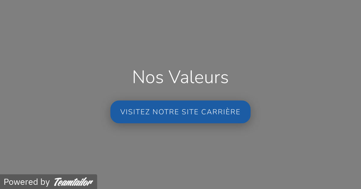 Nos Valeurs - Labo France