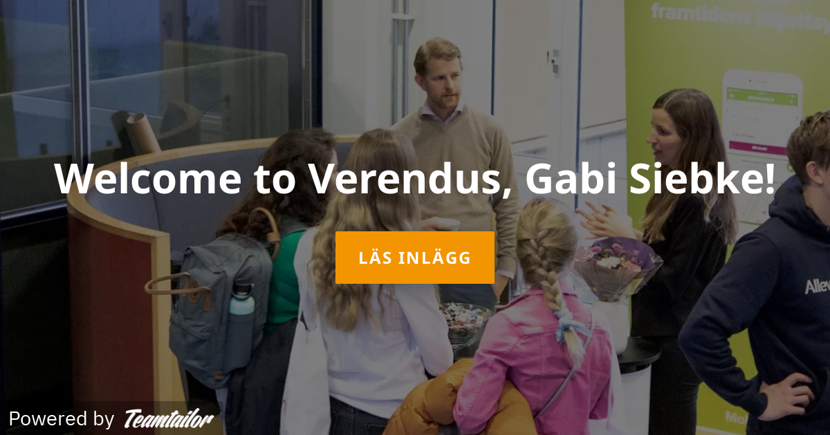 Welcome to Verendus, Gabi Siebke! - Posts - Progrits