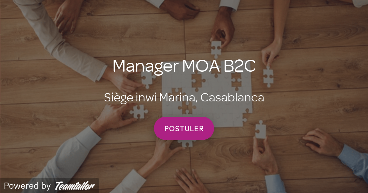 Manager MOA B2C - inwi