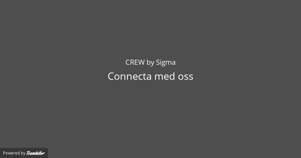 CREW by Sigma – Connect