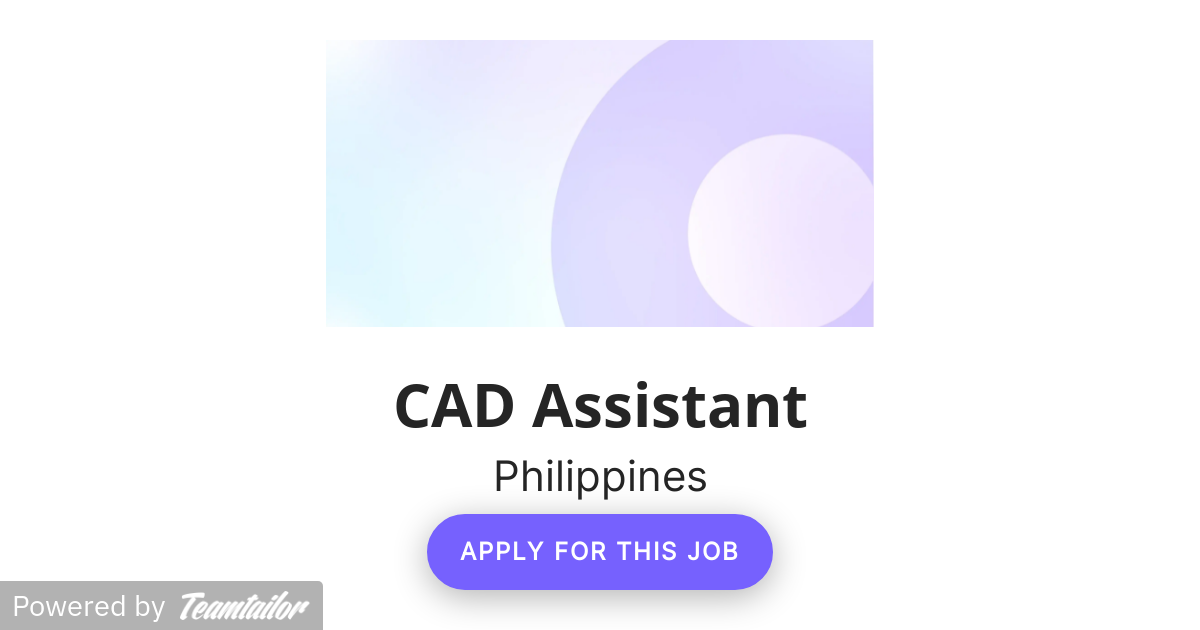 CAD Assistant - RecruitGo