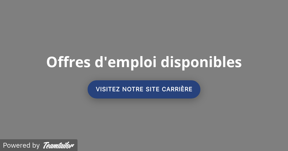 Offres d'emploi disponibles - MERCI PLUS