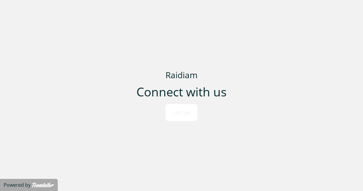 Raidiam – Connect