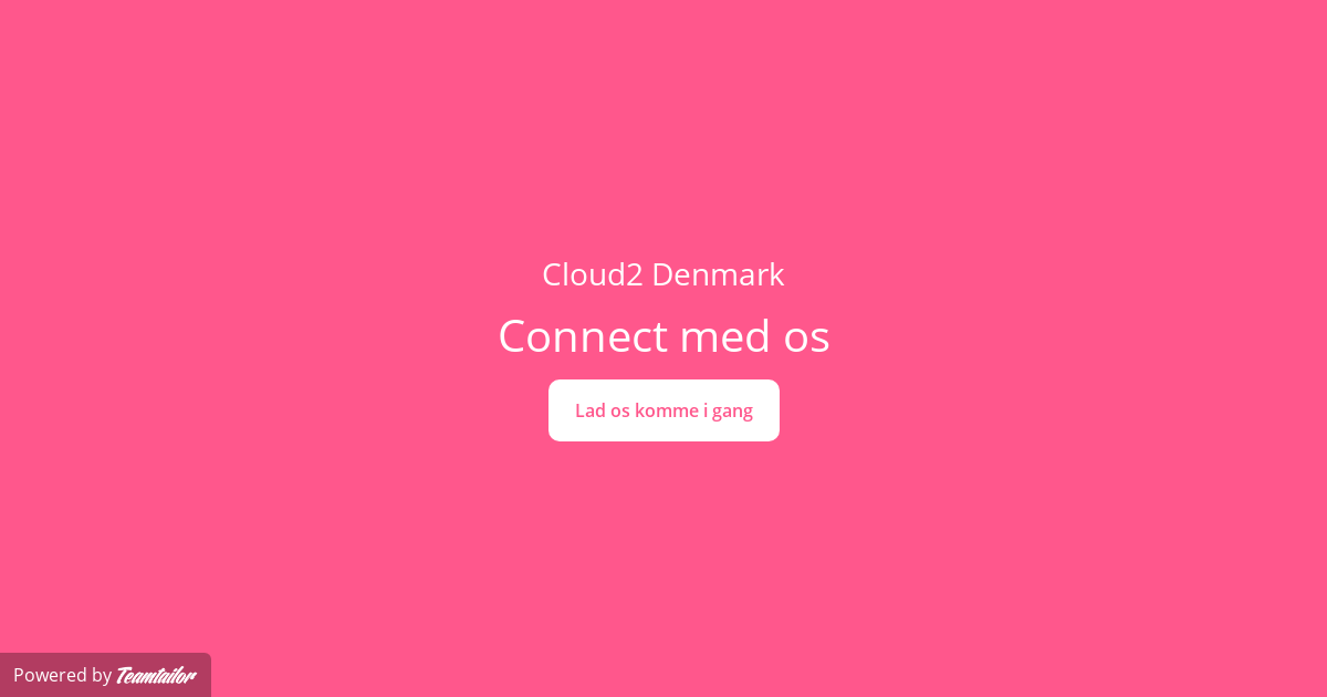 Cloud2 Denmark – Connect
