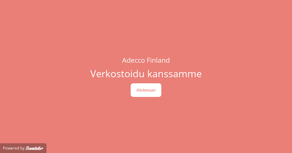 Adecco Finland – Connect