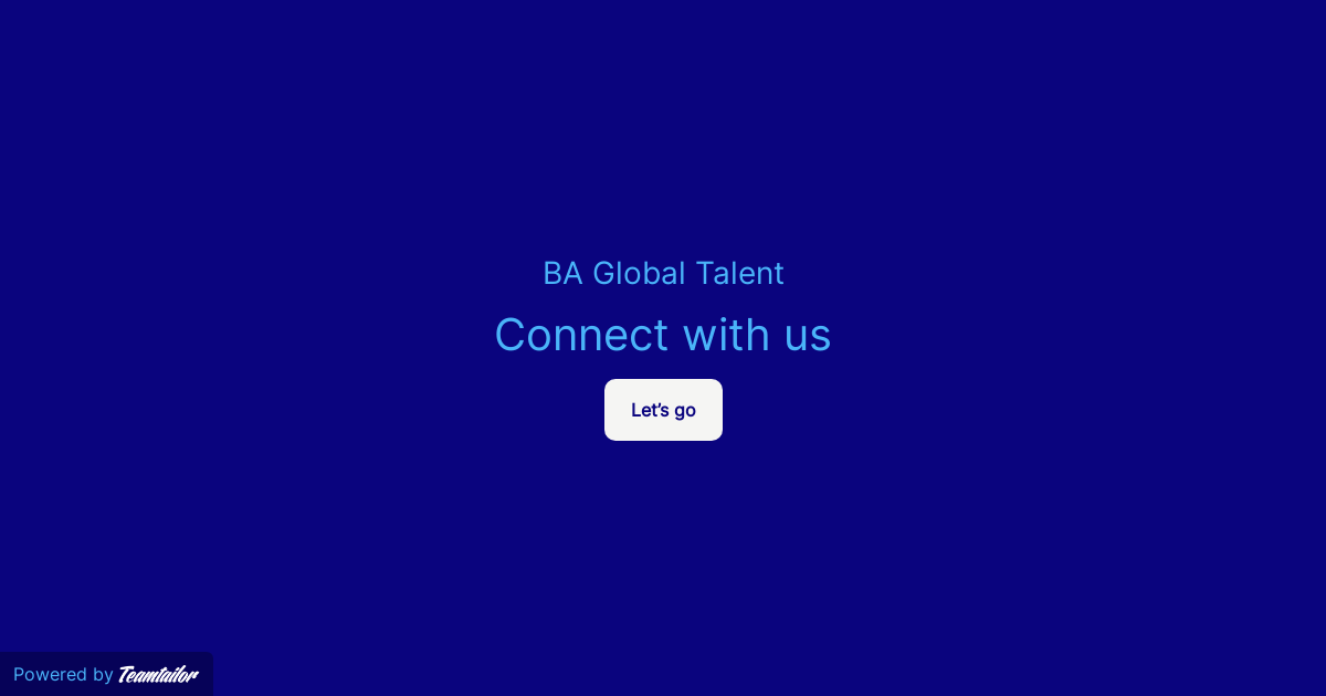 BA Global Talent – Connect