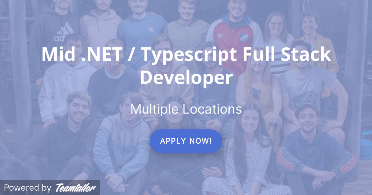 Mid .NET / Typescript Full Stack Developer - Crunchloop