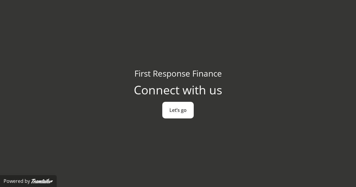First Response Finance – Connect