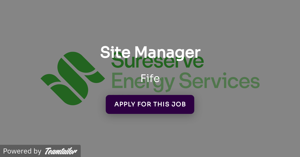 Site Manager - Sureserve