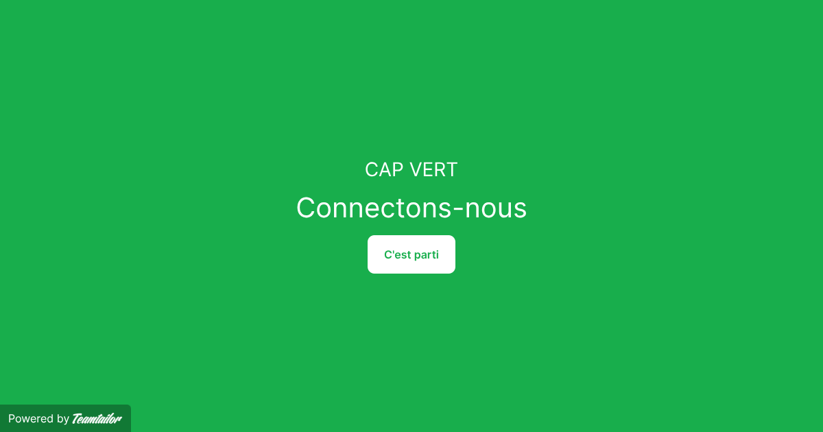 CAP VERT – Connect