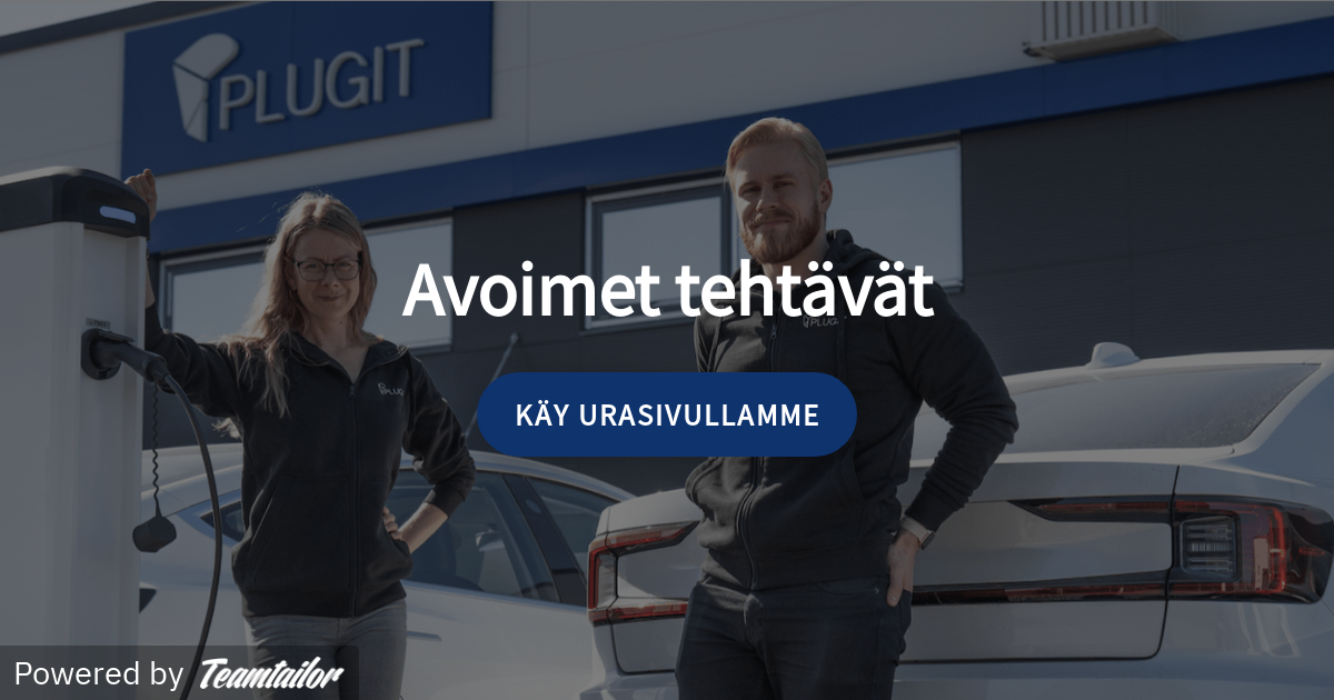 Avoimet tehtävät - Plugit Finland Oy