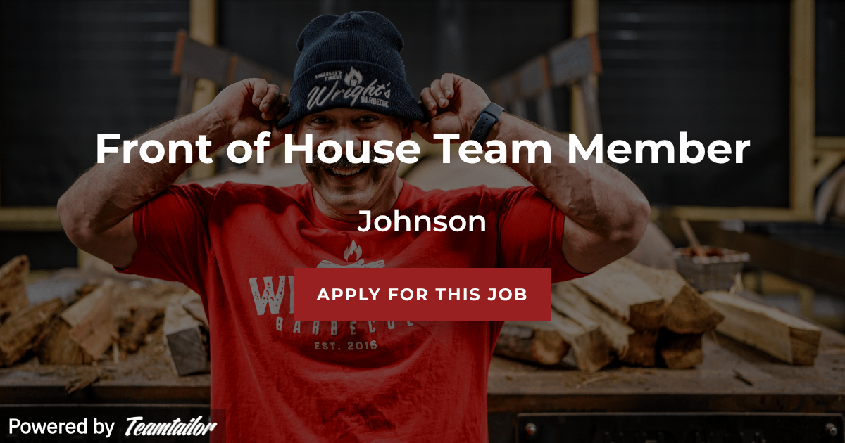 Front of House Team Member - Wright's Barbecue
