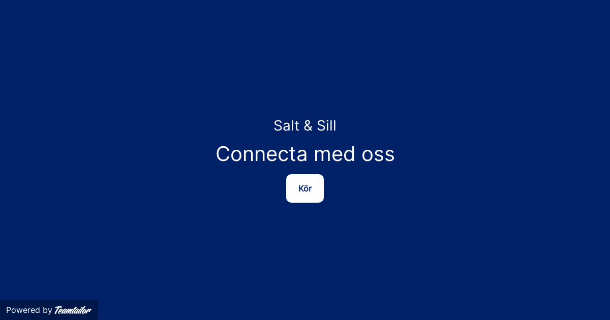 Salt & Sill – Connect