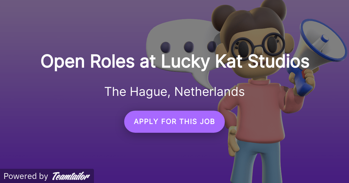Open Roles at Lucky Kat Studios - Lucky Kat Studios