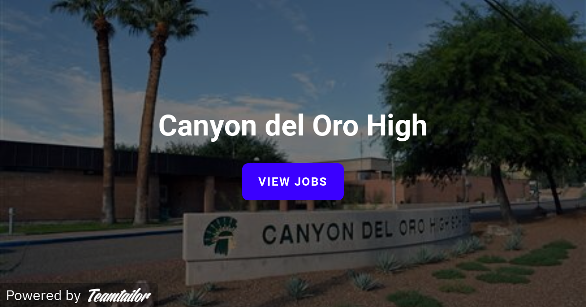 Canyon del Oro High School - Amphitheater Public Schools