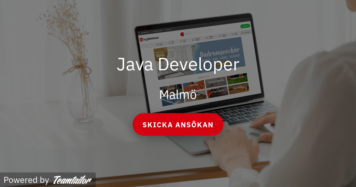 Java-utvecklare till Bygghemma - Var med och bygg framtidens e-handel. - Bygghemma