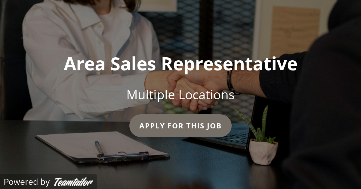 Area Sales Representative - Sales Consulting