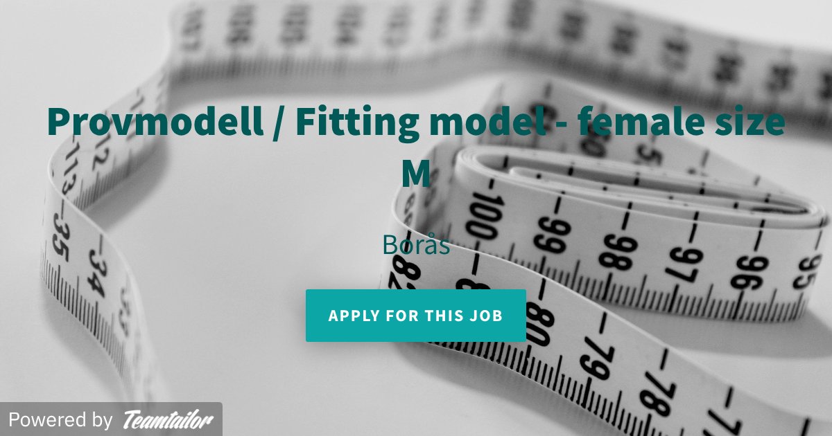 Provmodell / Fitting model - female size M - RevolutionRace