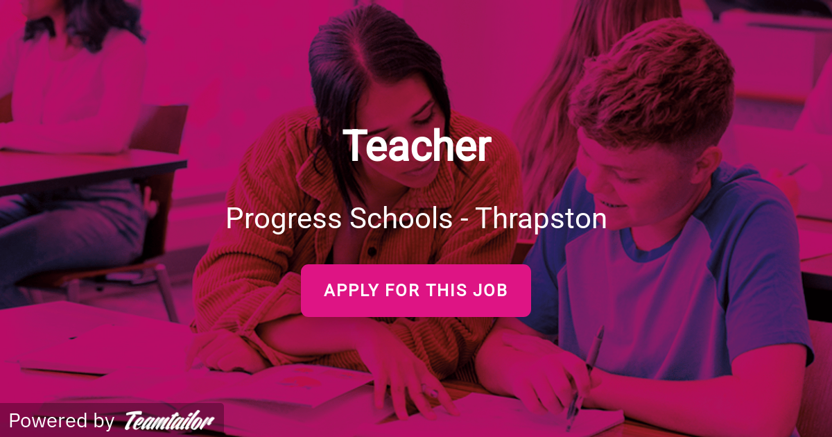 Teacher - Progress Schools