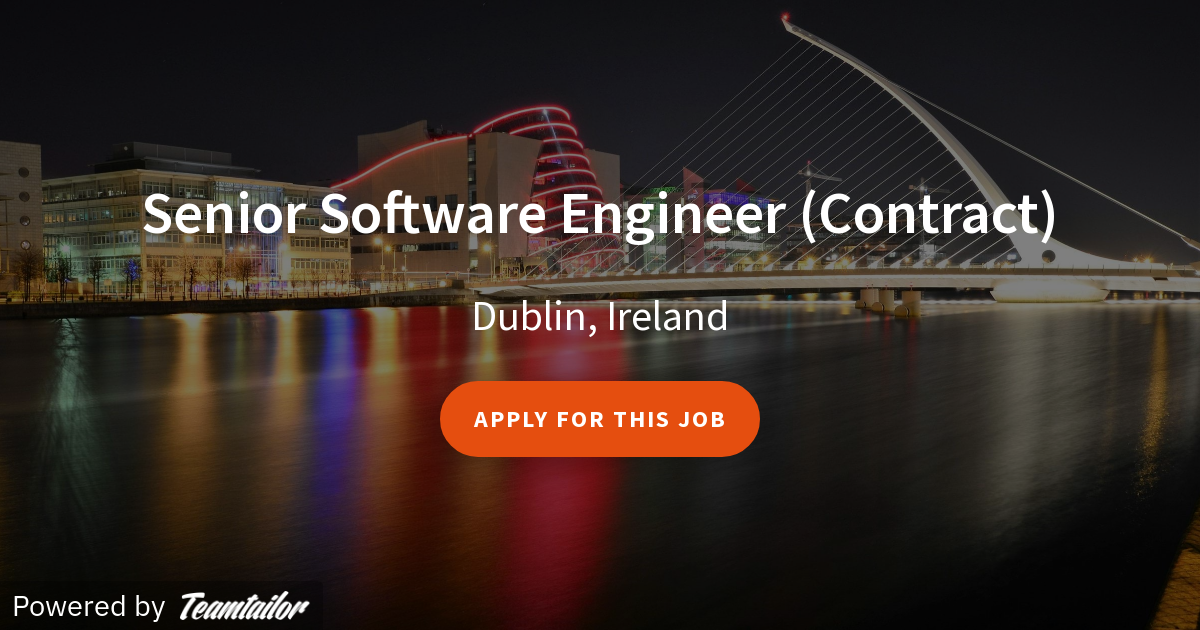 Senior Software Engineer (Contract) - Enea
