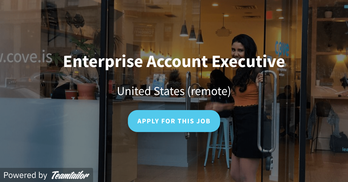 Enterprise Account Executive - cove