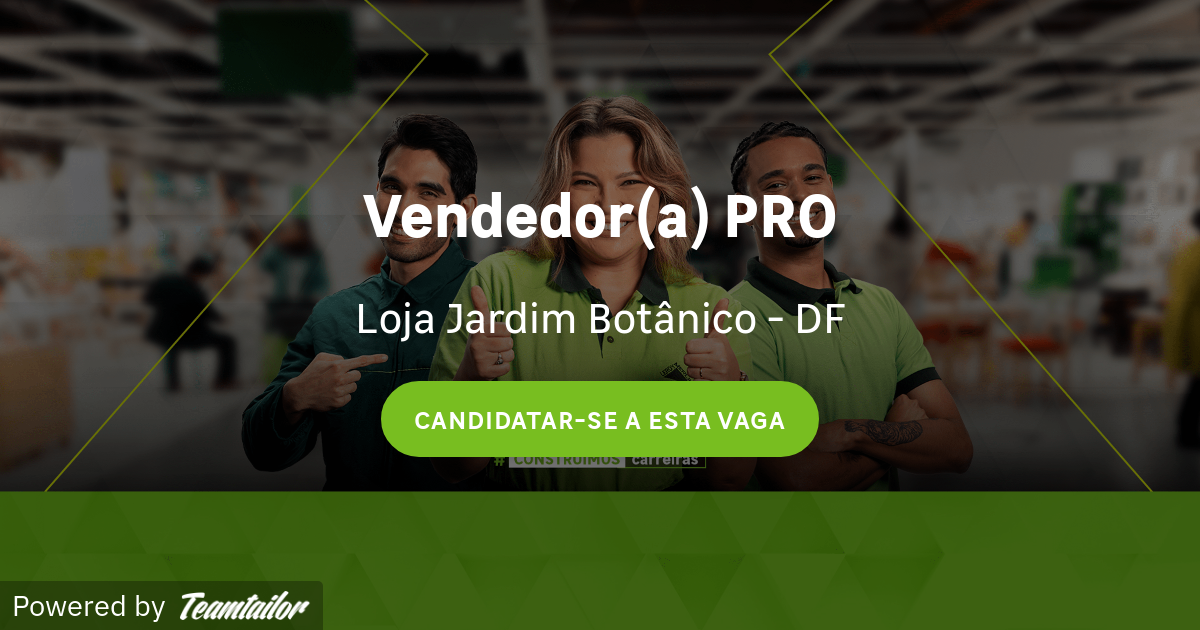 Vendedor(a) PRO - LEROY MERLIN BR