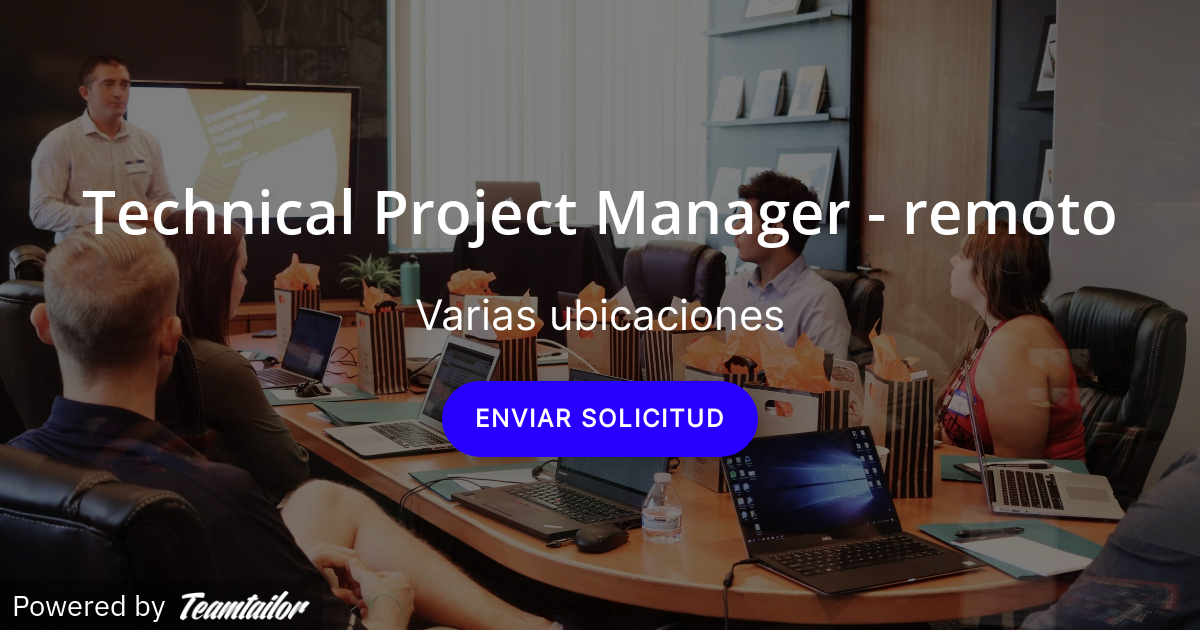 Technical Project Manager - remoto - Dresden Partners