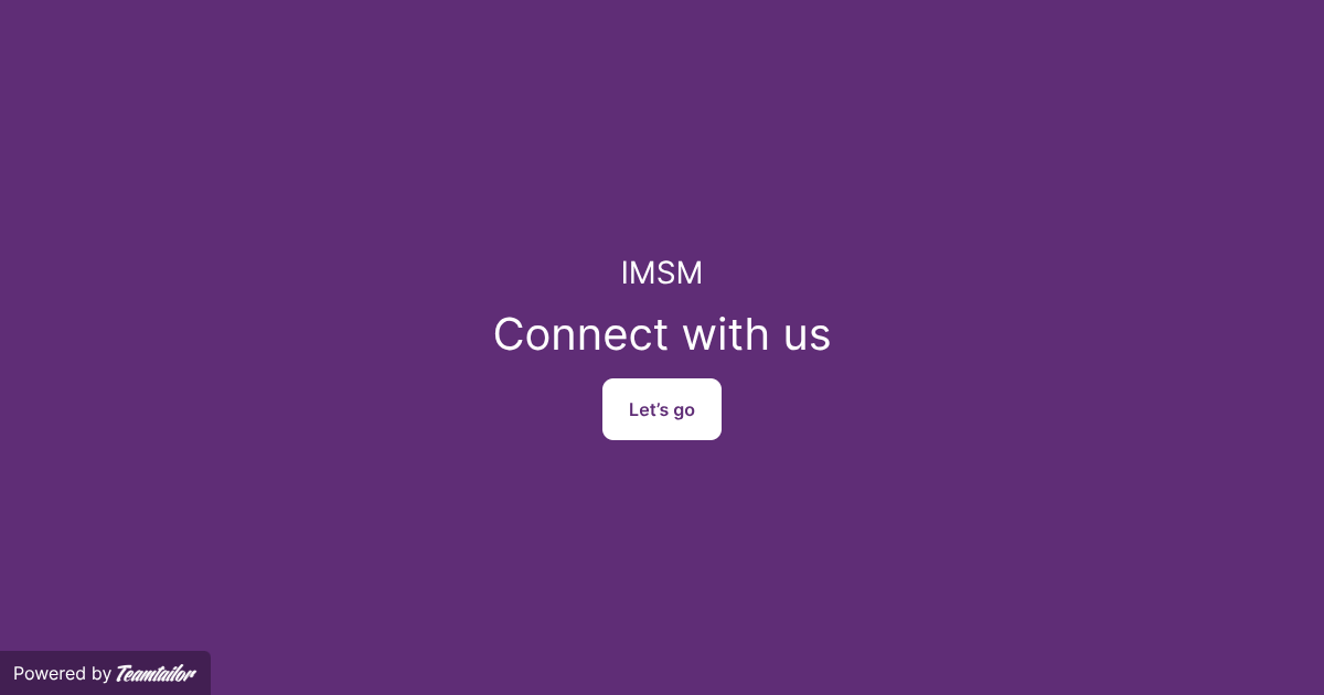 Imsm Connect