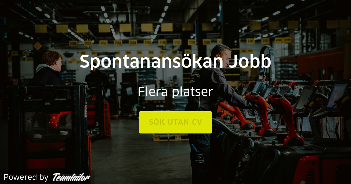 Spontanansökan Jobb - Nowaste Logistics AB
