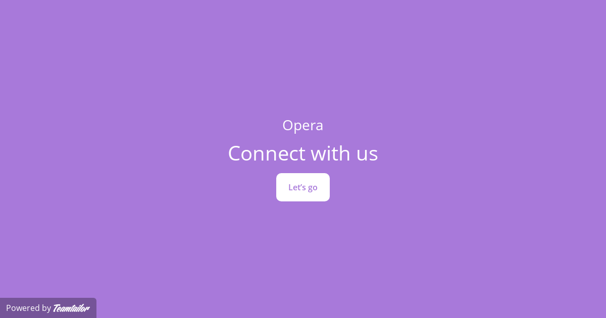 Opera – Connect