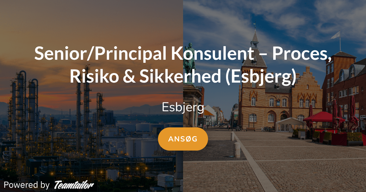Senior/Principal Konsulent – Proces, Risiko & Sikkerhed (Esbjerg) - ORS ...