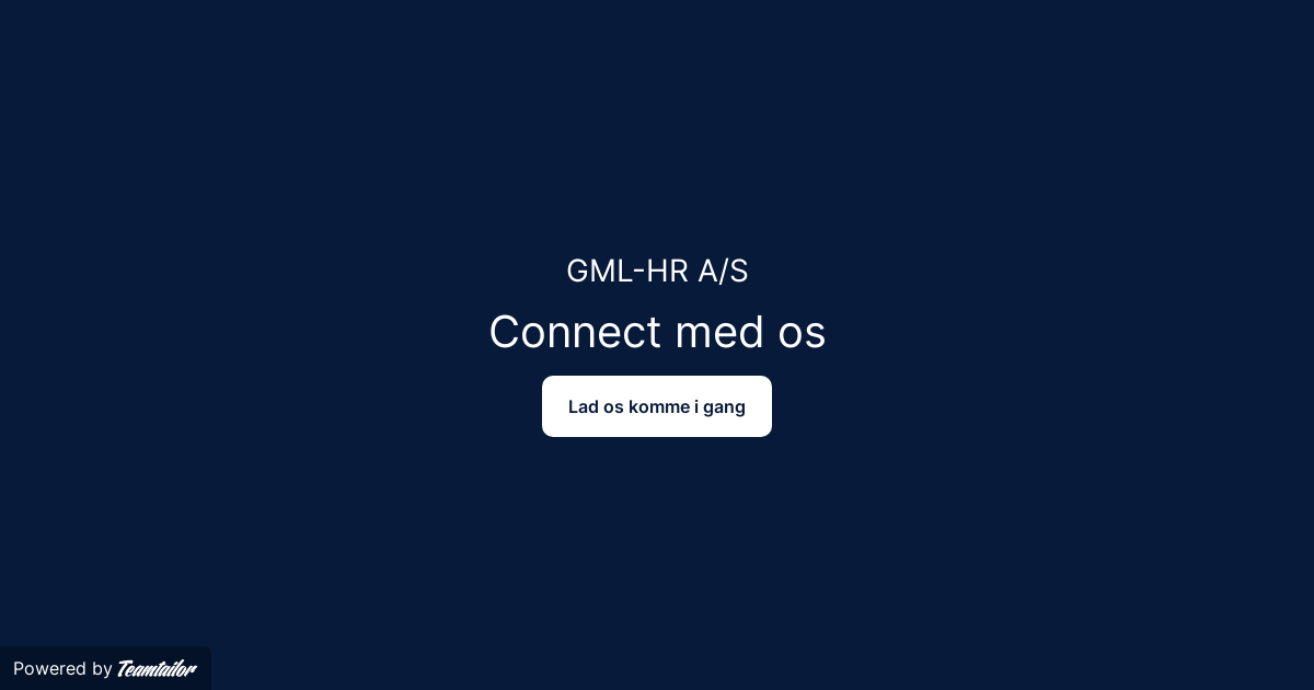 GML-HR A/S – Connect