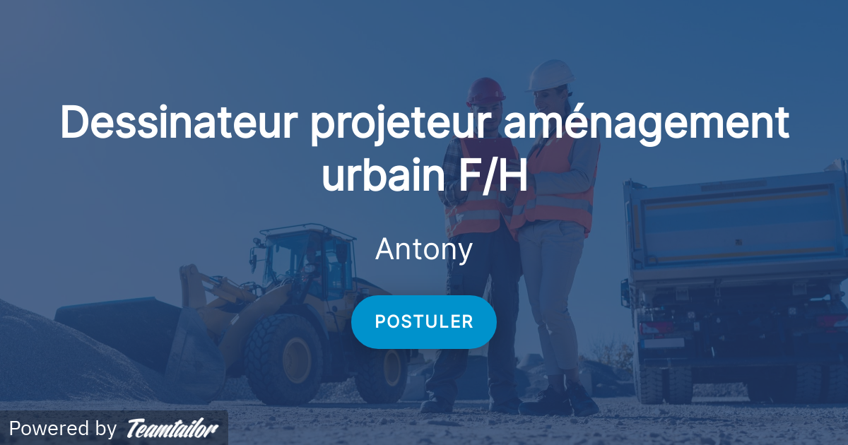 Dessinateur projeteur aménagement urbain F/H - TPF Ingenierie
