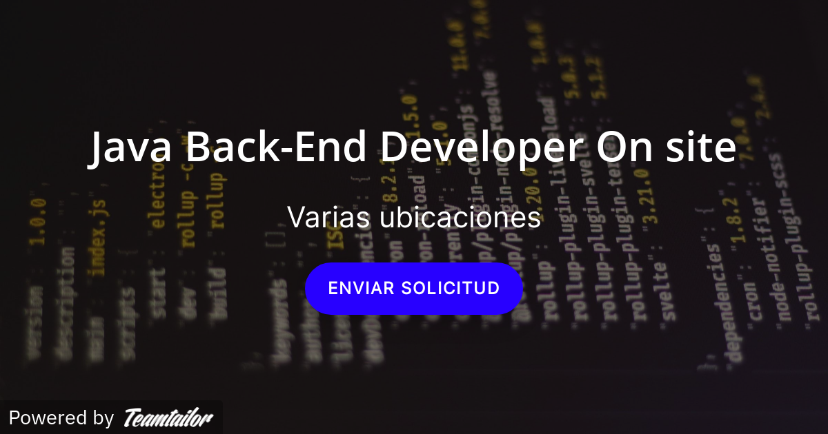 Java Back-End Developer On site - Dresden Partners