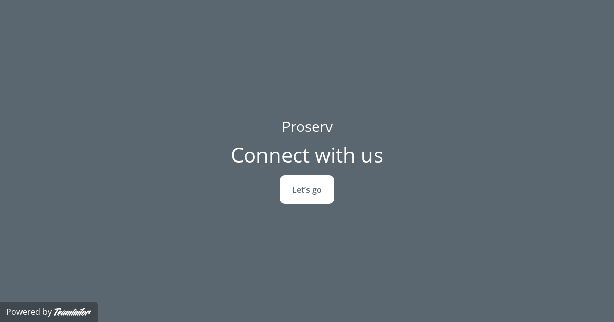 Proserv – Connect