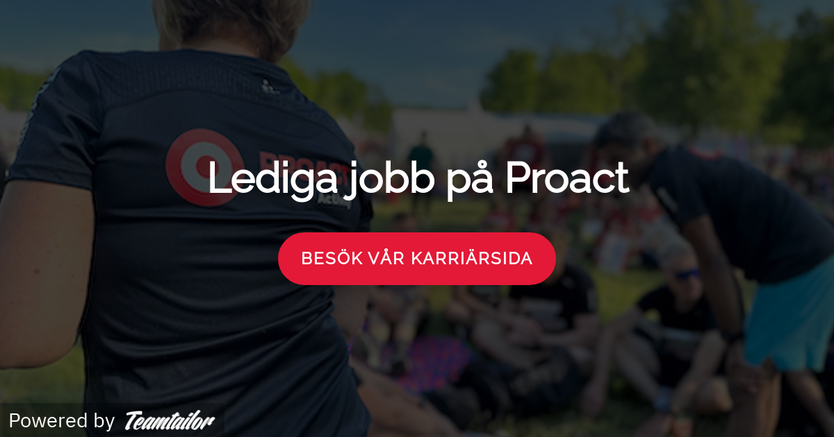 Lediga jobb just nu - Proact Sweden