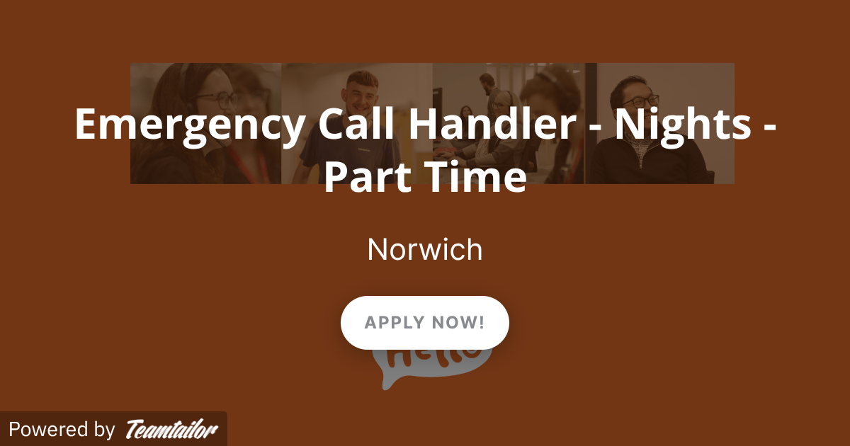 Copy of Emergency Call Handler - Nights - Part Time - Appello Group