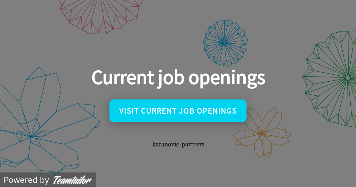 Current job openings - Karanovic & Partners