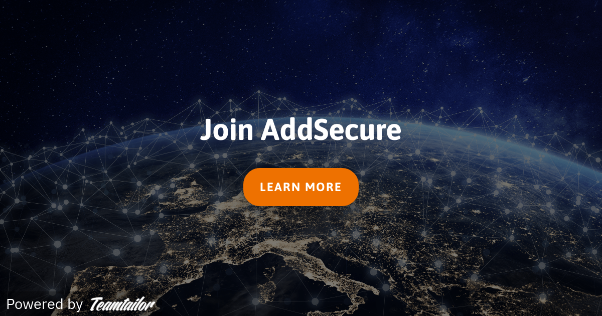 Join AddSecure - AddSecure